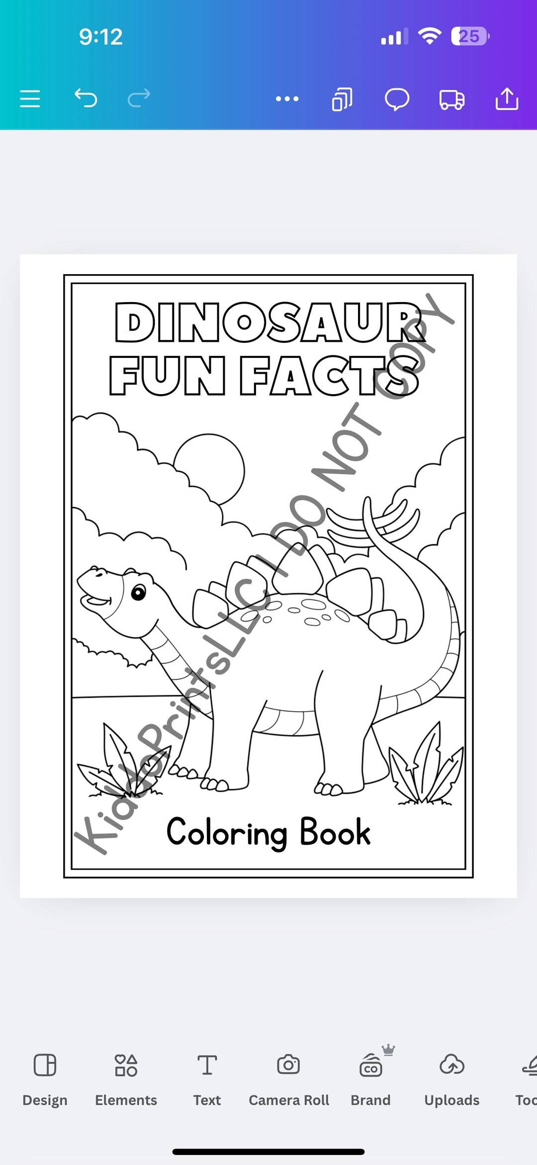Dinosaur Fun Facts Coloring Book for Kids | Educational Printable ...