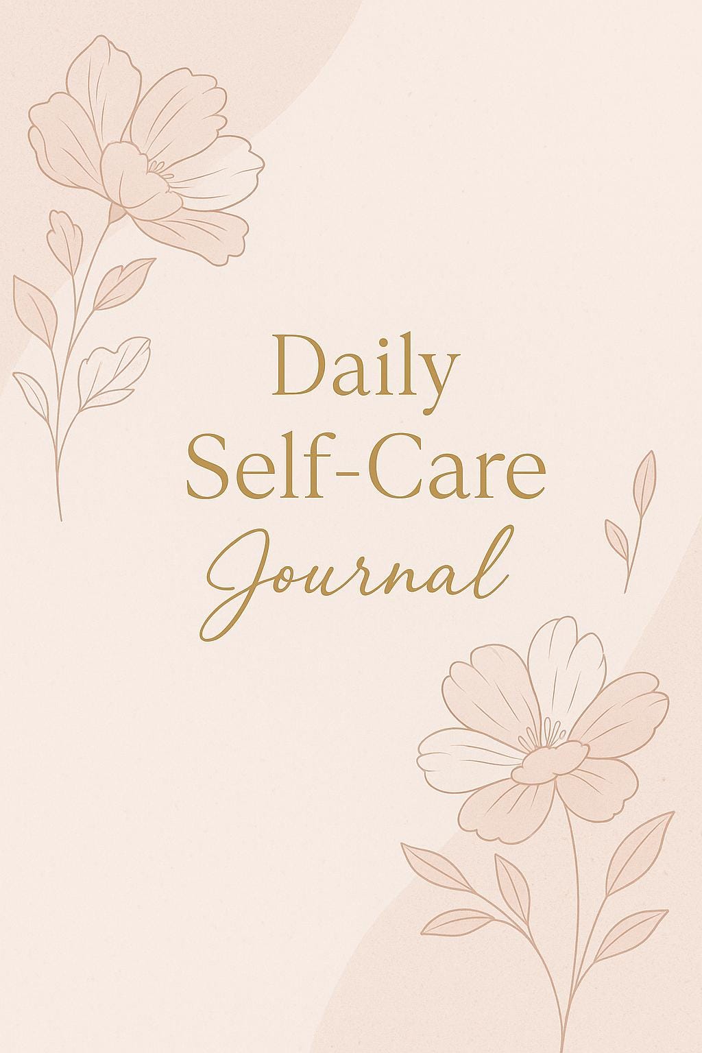 Daily Self-care Journal – 30-day Digital Planner for Women | Printable ...