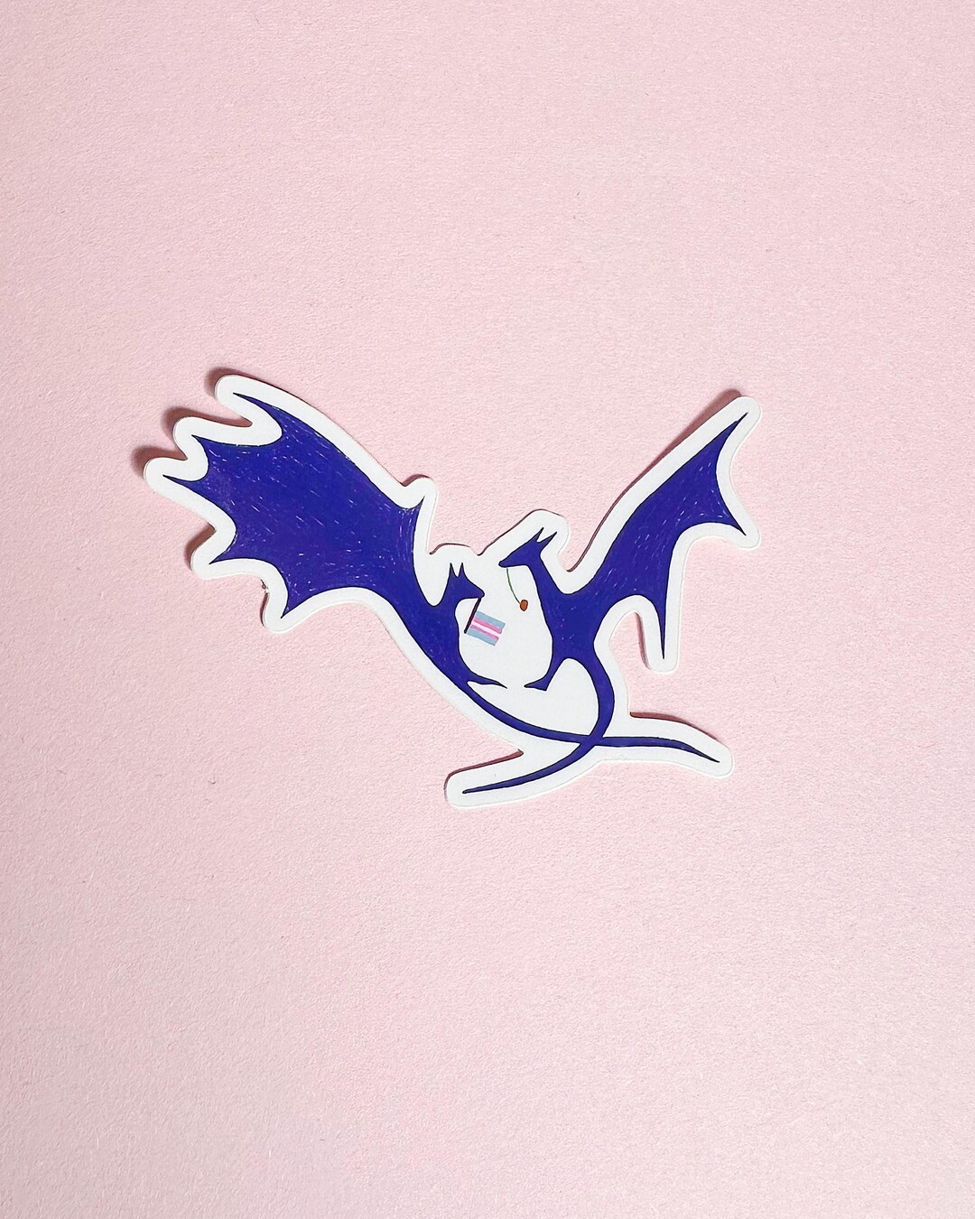 Couple Sticker Dragons LGBTQ+ - Transgender Vinyl Decals With Flag ...