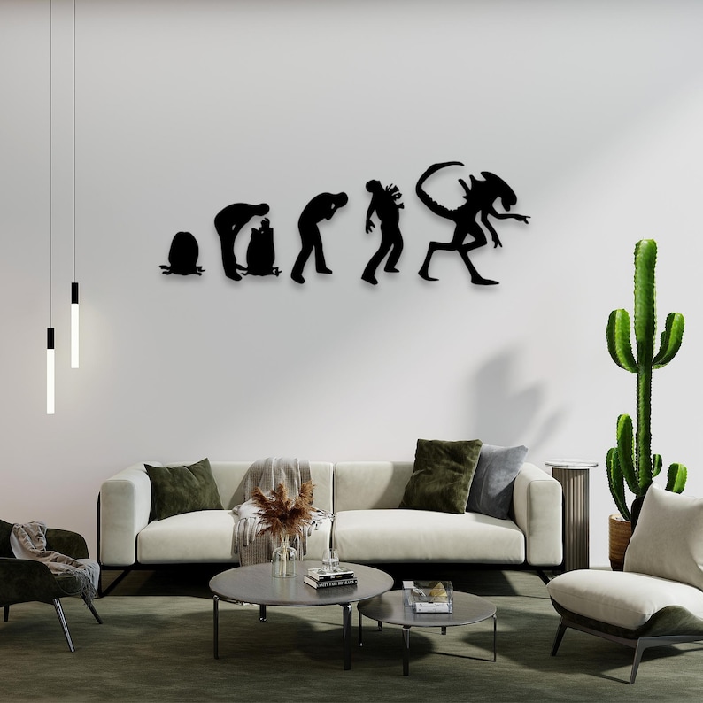 Alien Evolution Laser Cut Files | CNC Router, Glowforge (digital ...