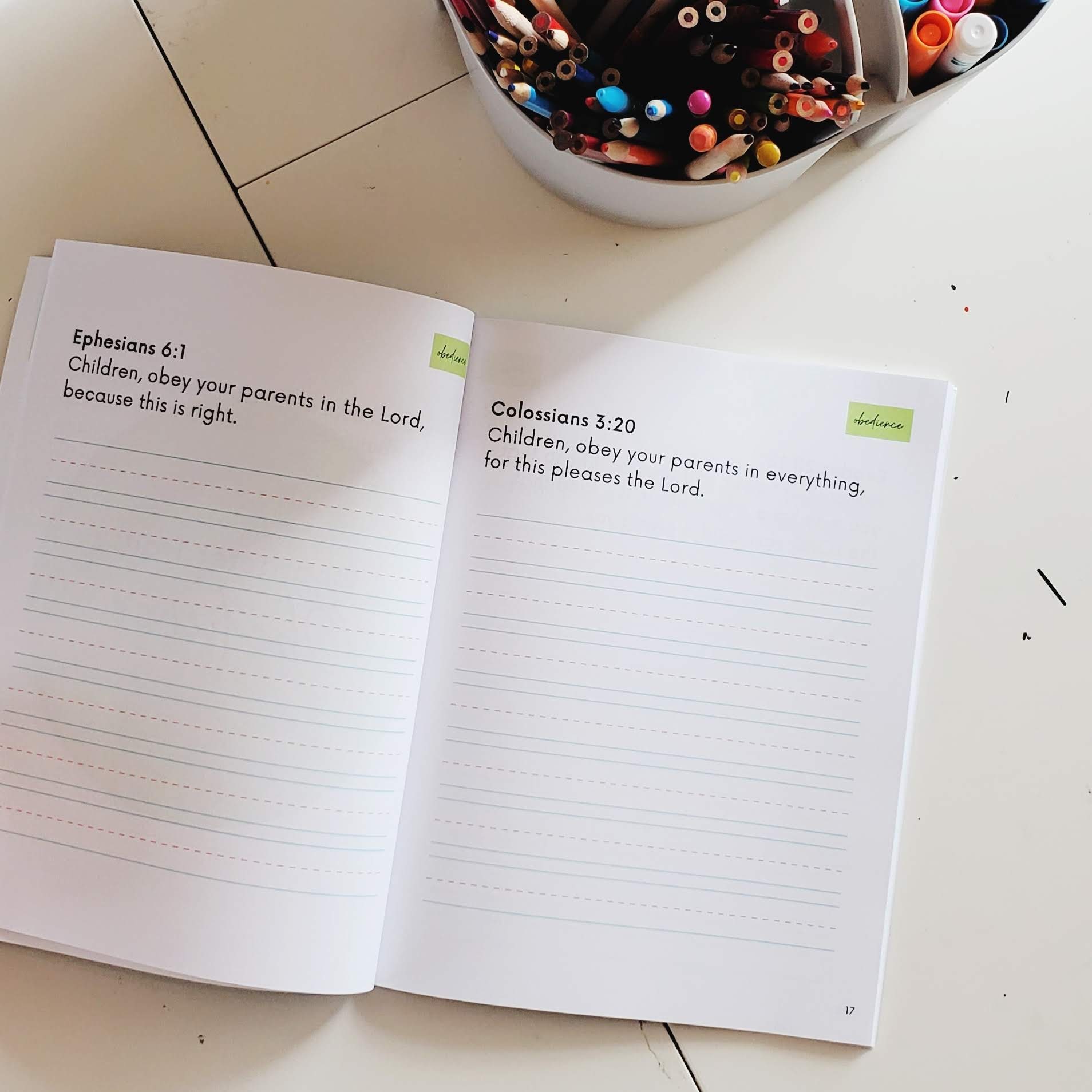 Cursive Scripture Copywork by Character Traits - Etsy