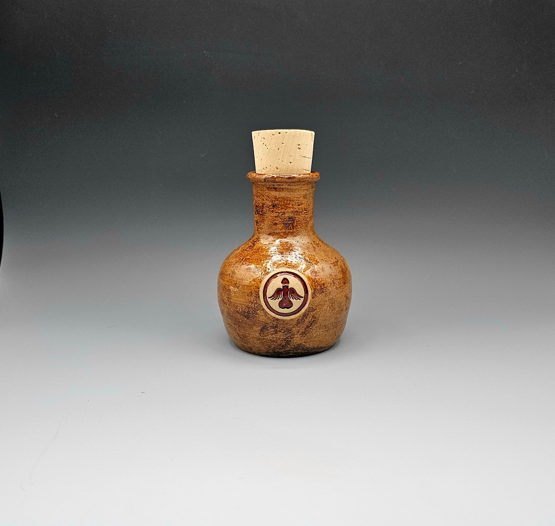 Stoneware Winged Phallus Apothecary Bottle - Etsy