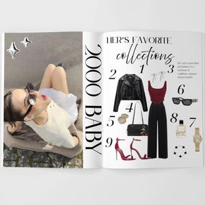 Personalized Birthday Magazine Template for Best Friend | Vogue Style ...