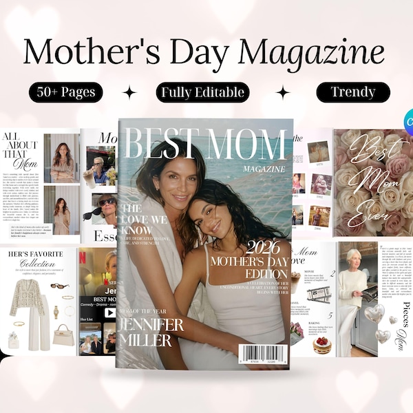 Mother's Day Magazine - Etsy