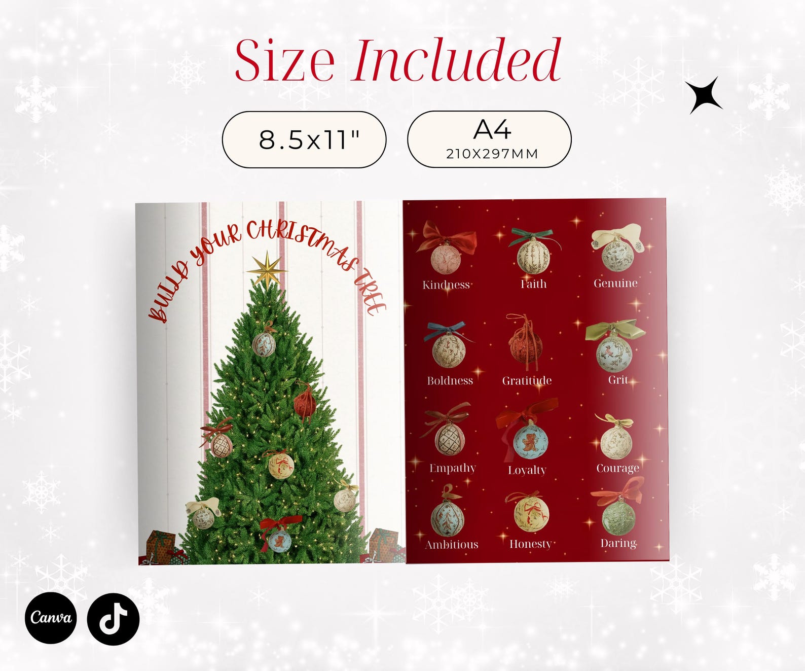 Festive Magazine Template | Christmas Keepsake for Best Friend ...