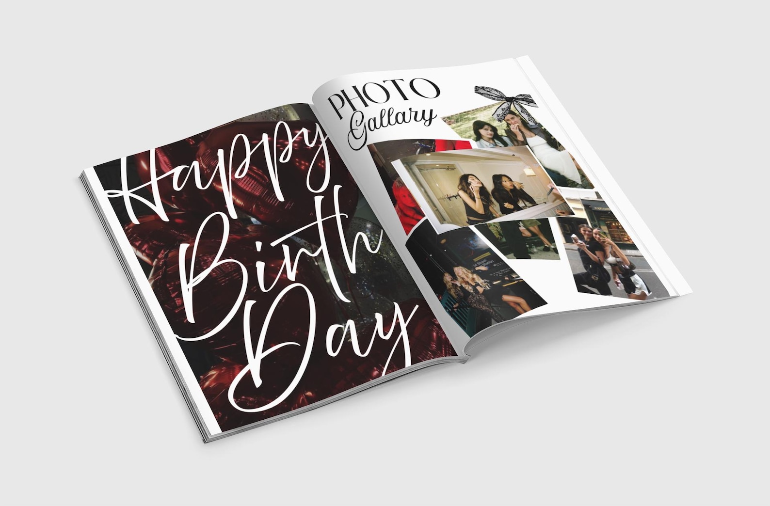 Personalized Birthday Magazine Template for Best Friend | Vogue Style ...