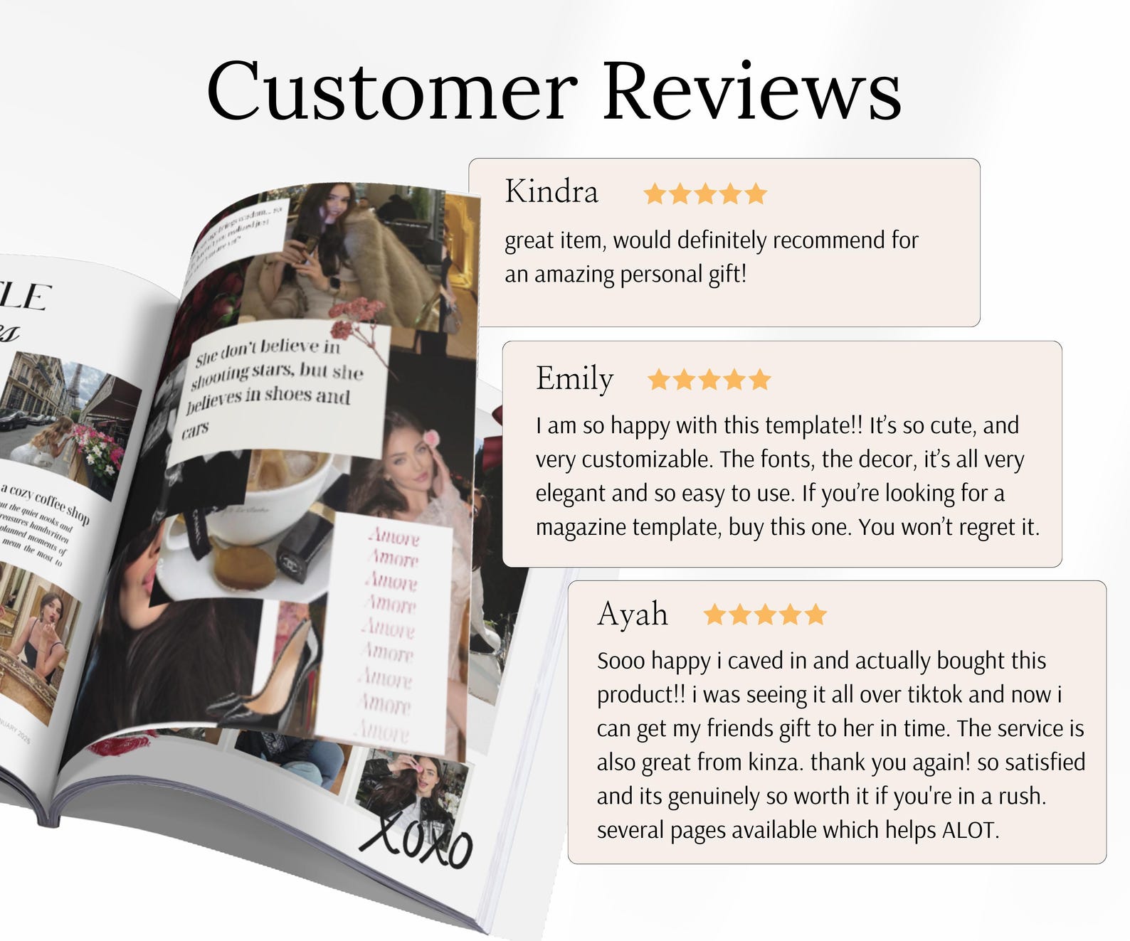 Personalized Couples Magazine Template | Canva Editable Magazine ...