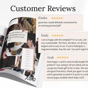 Personalized Couples Magazine Template | Canva Editable Magazine ...