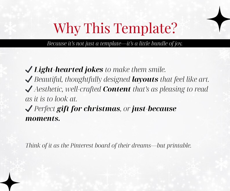 Festive Magazine Template | Christmas Keepsake for Best Friend ...