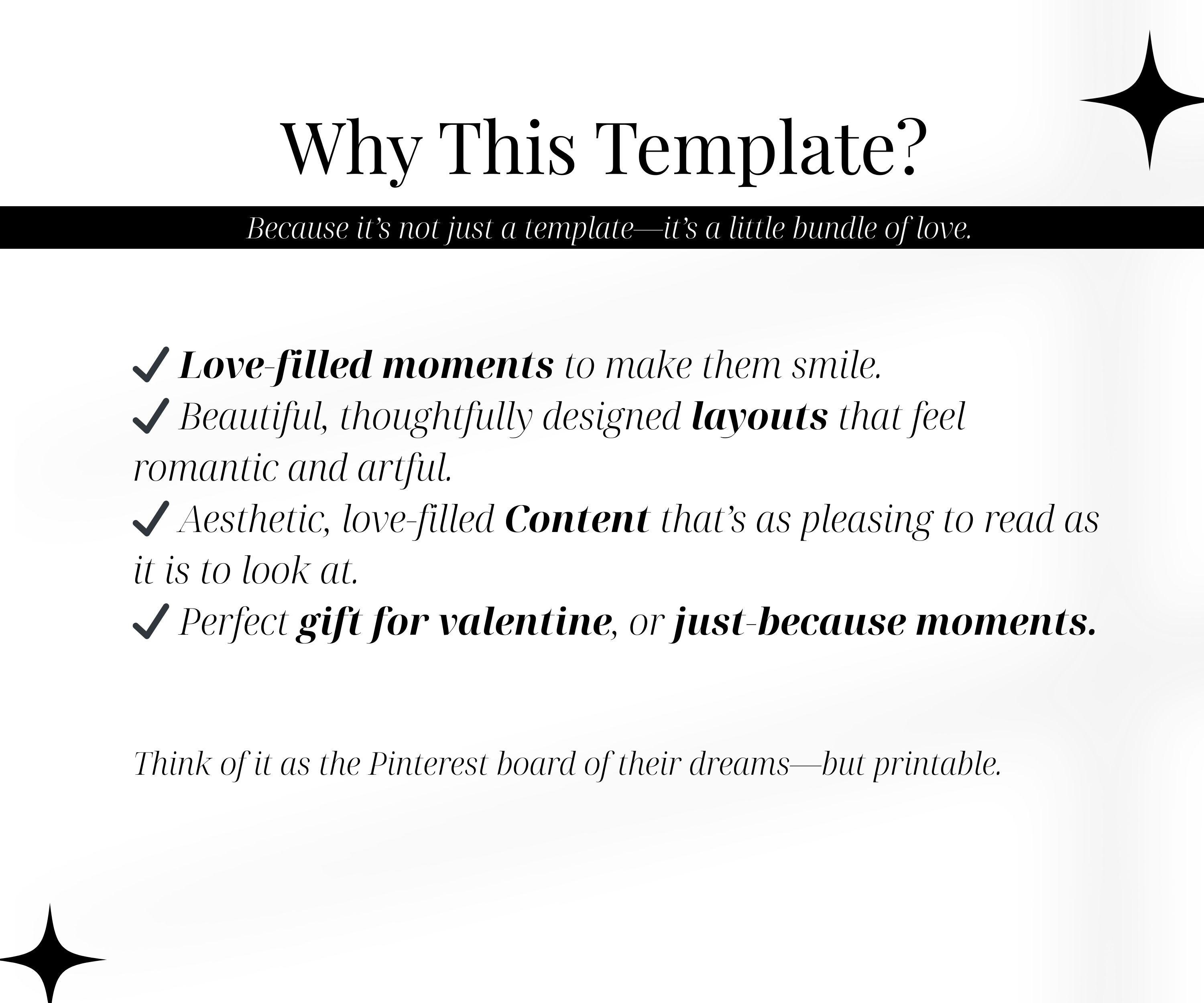 Valentine Magazine Template for Couples | Editable Canva Love Story ...