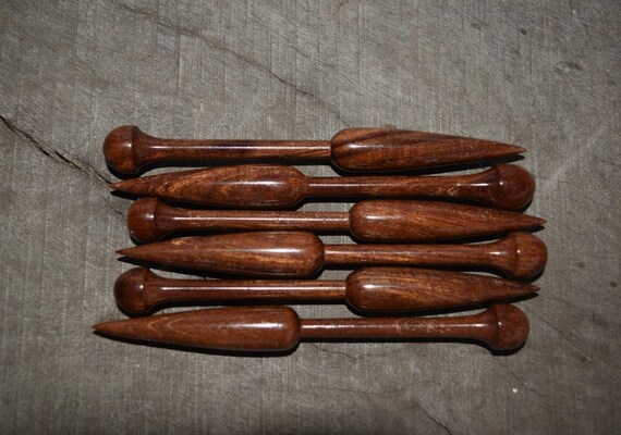 Small Slimline Western Myall Tapestry Bobbins. T0141 Crafts - Etsy