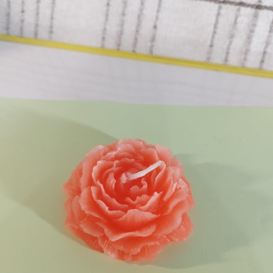 Rose-shaped Candles in Various Colors - Etsy