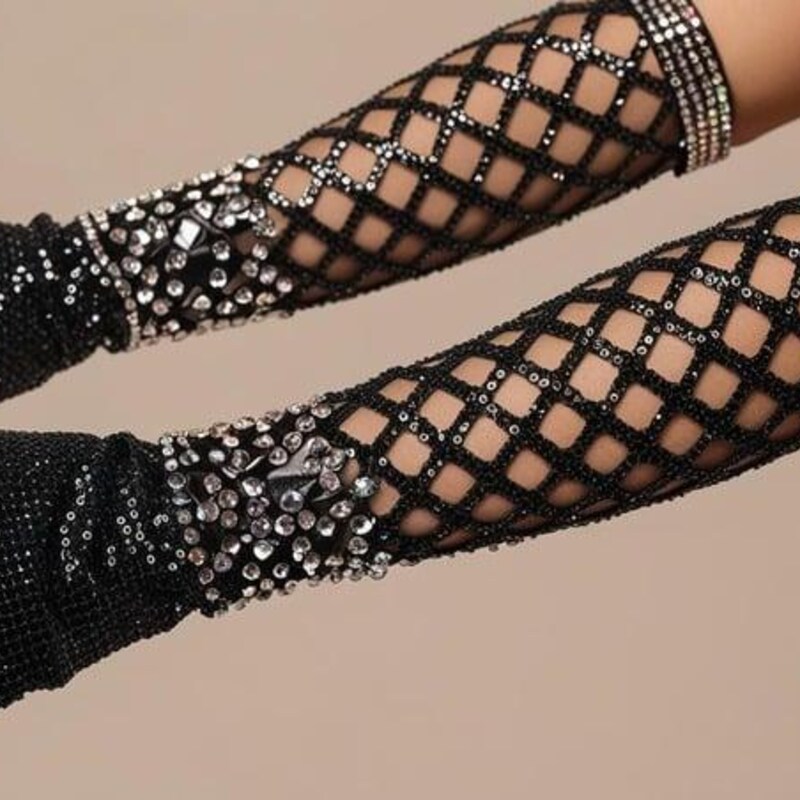 Fishnet Arm Sleeves - Etsy