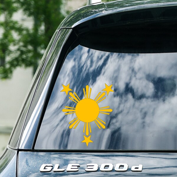 Car Decal Filipino Blushing Sun - Etsy