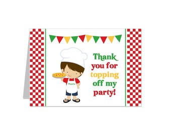 Chef thank you card | Etsy