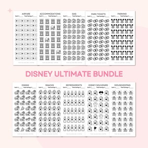 Disney Savings Tracker Disney Budget Tracker Disney Bundle Disney Trip ...