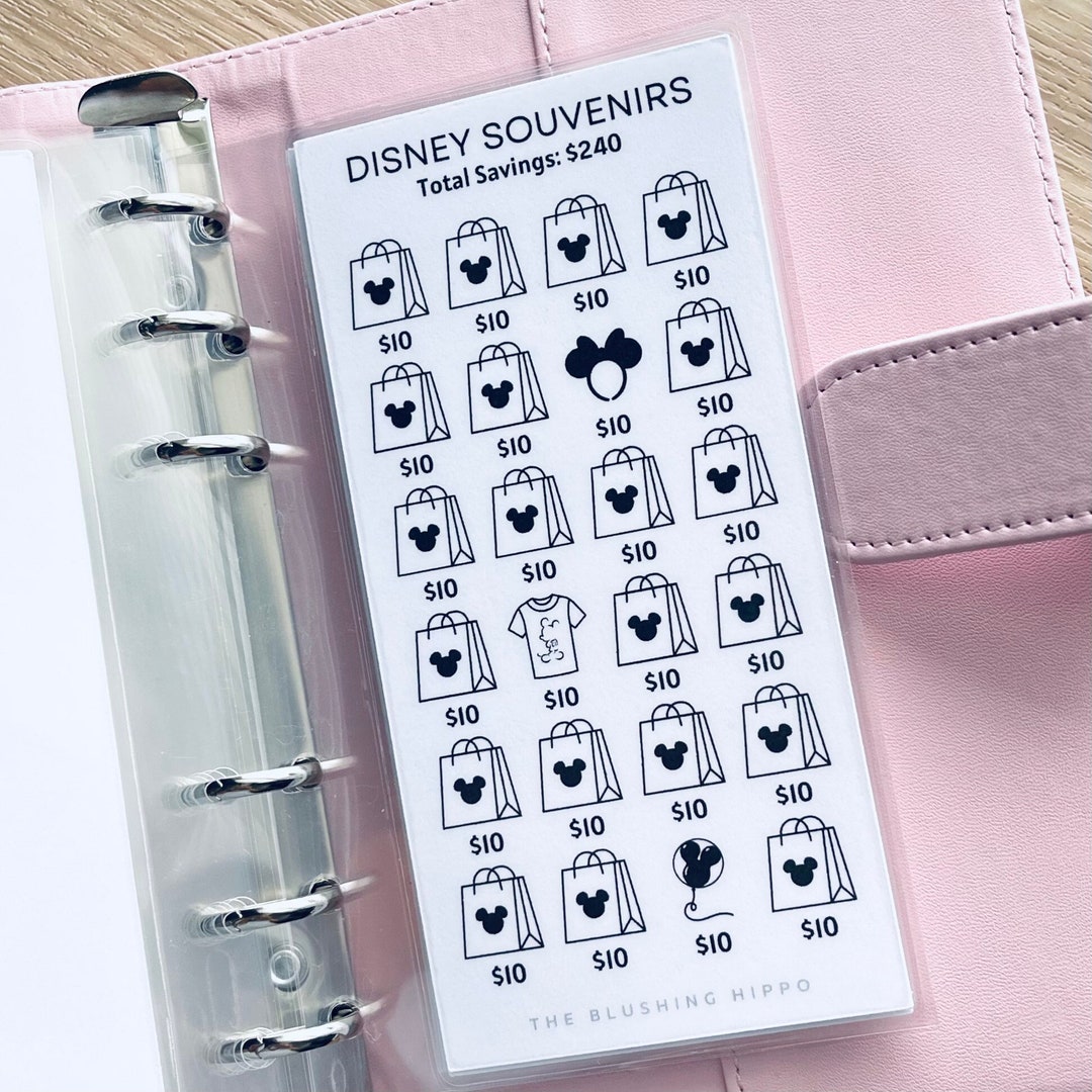 Disney Souvenirs Savings Tracker Disney Trip Budget - Etsy