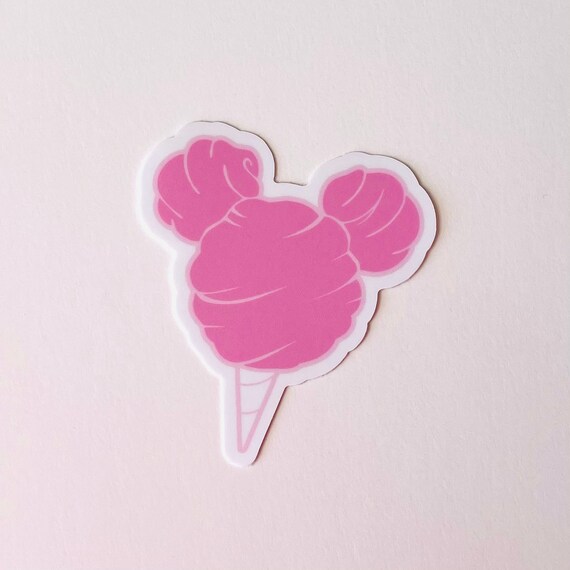 Cotton Candy | Mickey Sticker | Disney | Disney Sticker | Disney Snack ...