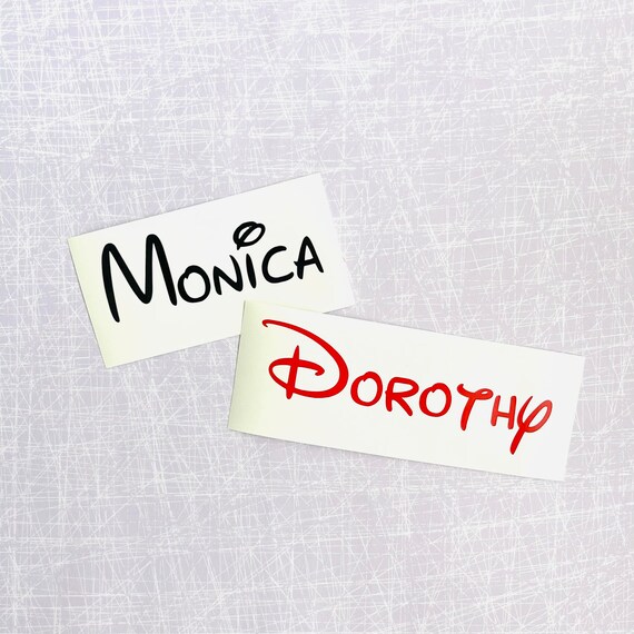 Disney Name Decal | Disney Name Sticker | Custom Disney Name ...