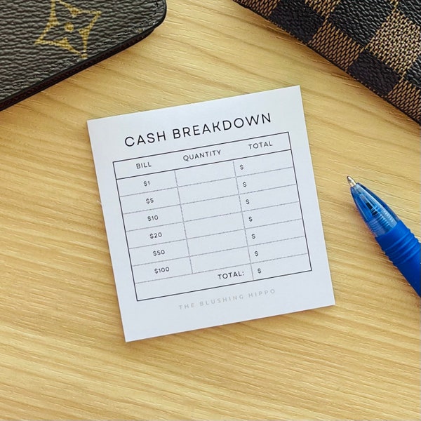 Cash Withdrawal Slip - Etsy