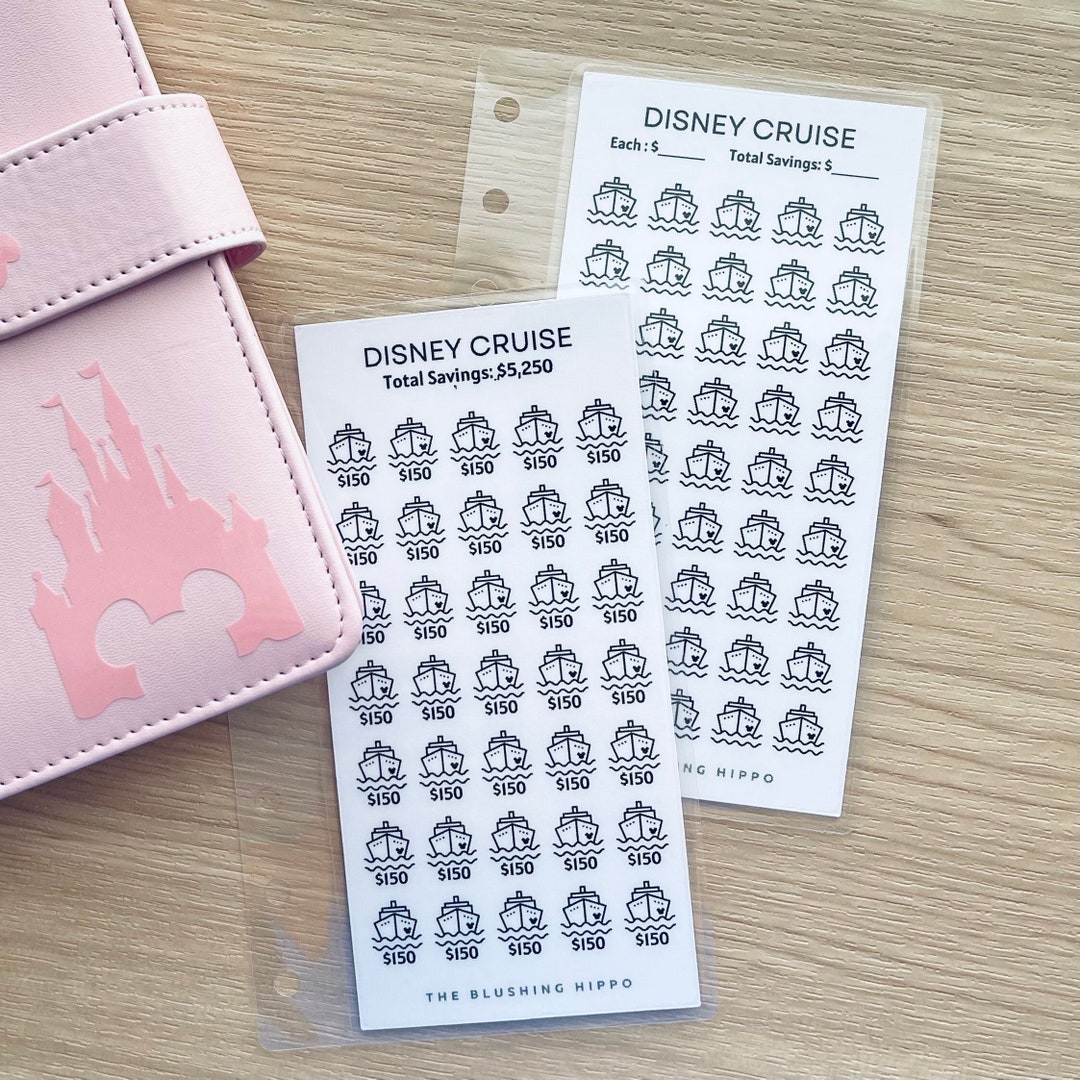 Disney Cruise Savings Tracker Budget Tracker Laminated - Etsy