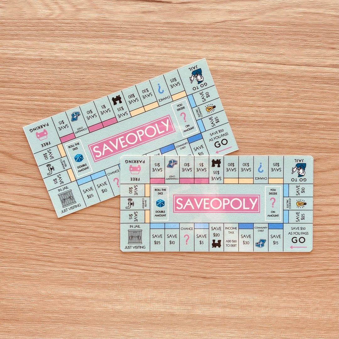 Saveopoly | Saveopoly Savings Challenge Game | Savings Challenge ...