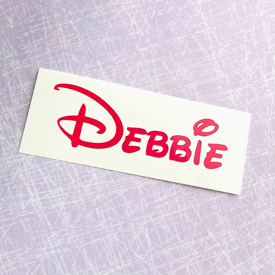 Disney Name Decal | Disney Name Sticker | Custom Disney Name ...
