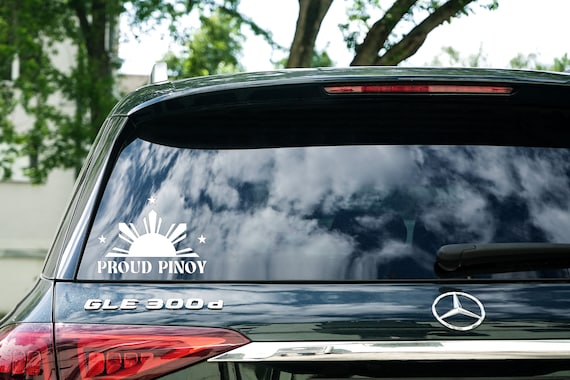 Pinoy Pride Decal | Proud Pinoy | Proud Pinoy Decal | Filipino Sun and ...