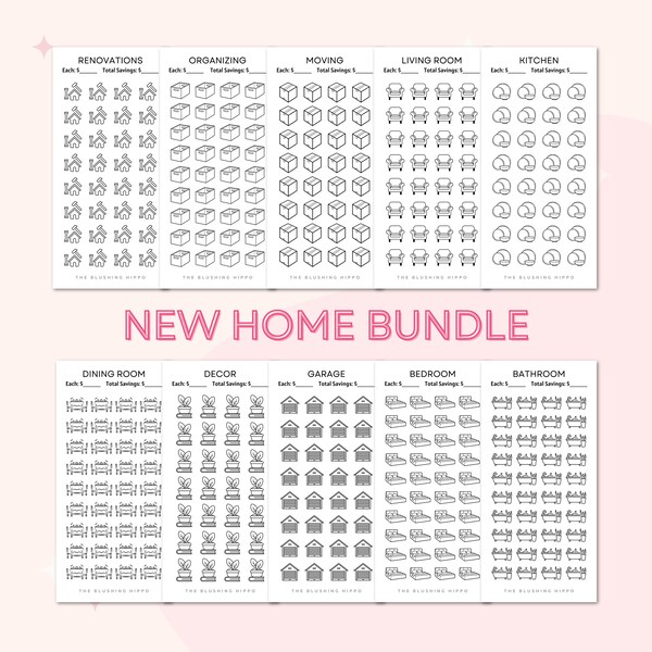 Home Savings Tracker - Etsy