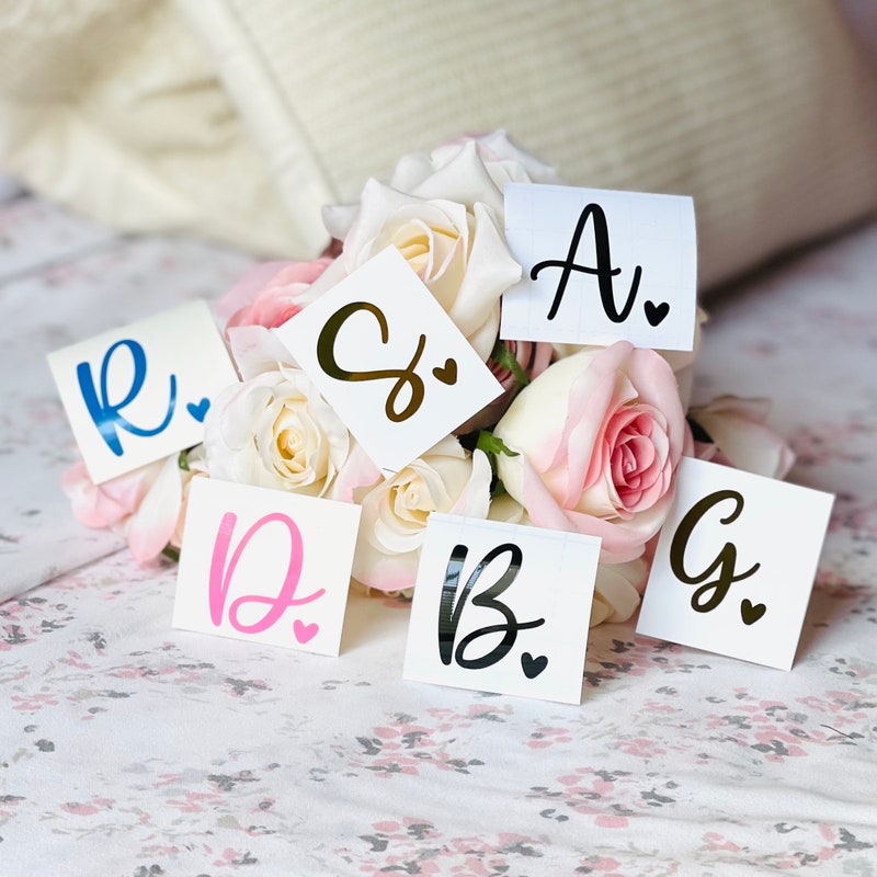 Initials Decal - Etsy
