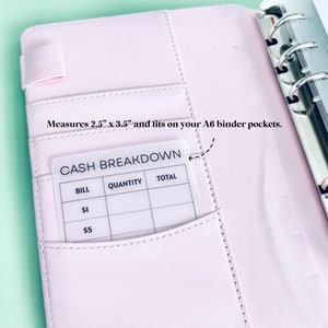 Reusable Teller Slip | Cash Breakdown Slip | Cash Withdrawal Slip ...