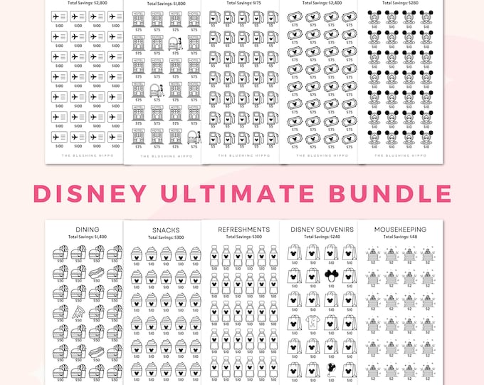 Disney Savings Tracker | Disney Budget Tracker | Disney Bundle | Disney ...