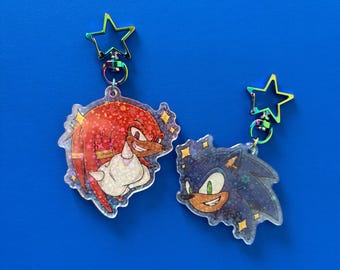 Sonic the Hedgehog Handmade Magnetic Matching Plush Keychains - Etsy