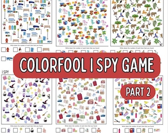 I Spy Game: Fun Learning Activity for Preschoolers (digital Download ...