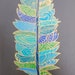 Mandala Feather Painting - Etsy