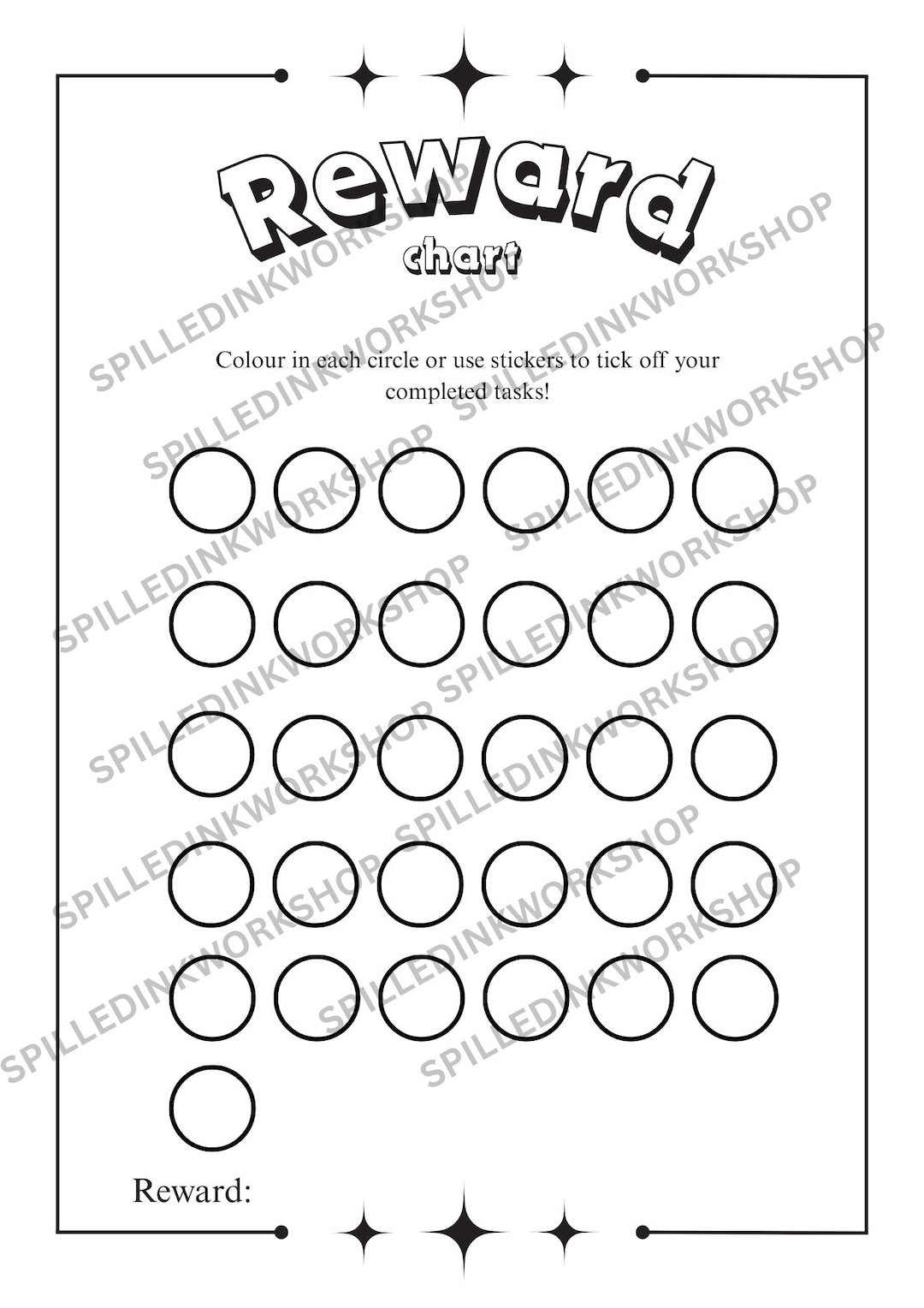 Adult Reward Chart | Printable / Digital Habit Tracker PDF | Adhd ...