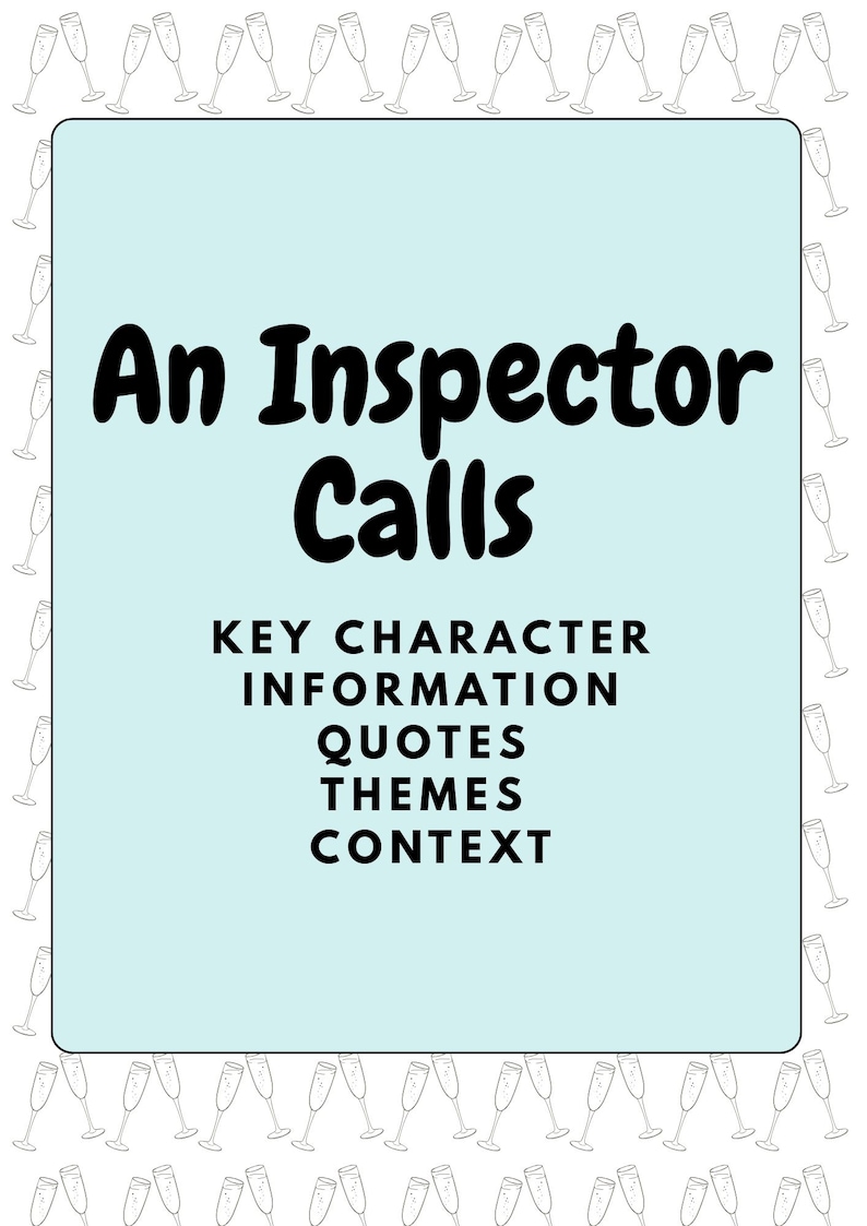 An Inspector Calls GCSE Revision Pack: Character Profiles, Themes, Exam ...