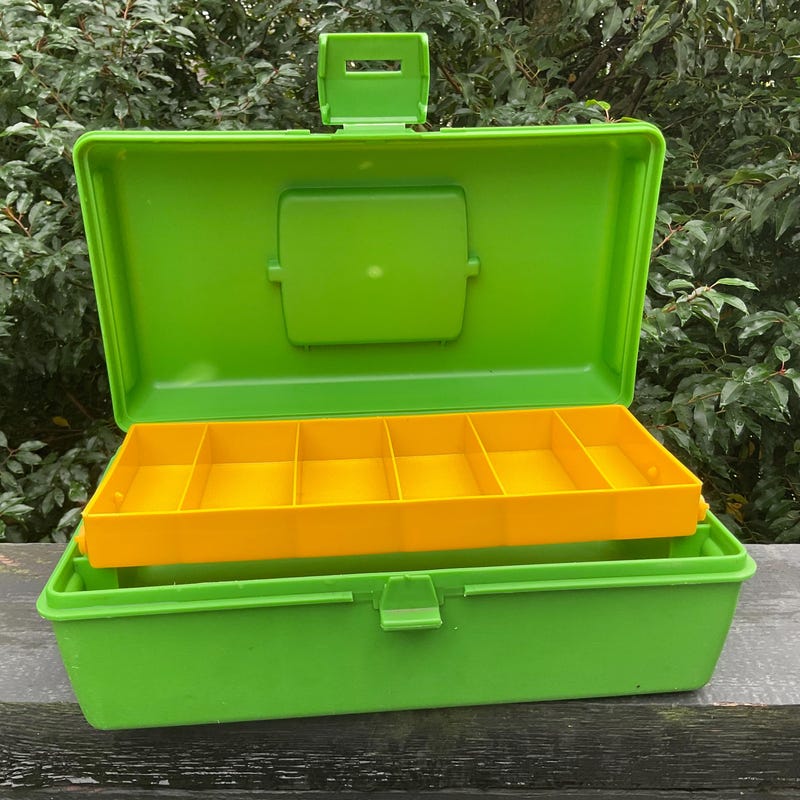 Vintage Tackle Box - Etsy