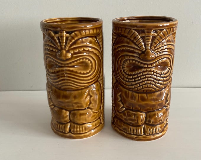Vintage Tiki Mugs / Germaine’s Luah Hawaii / Barware/ Collectibles - Etsy