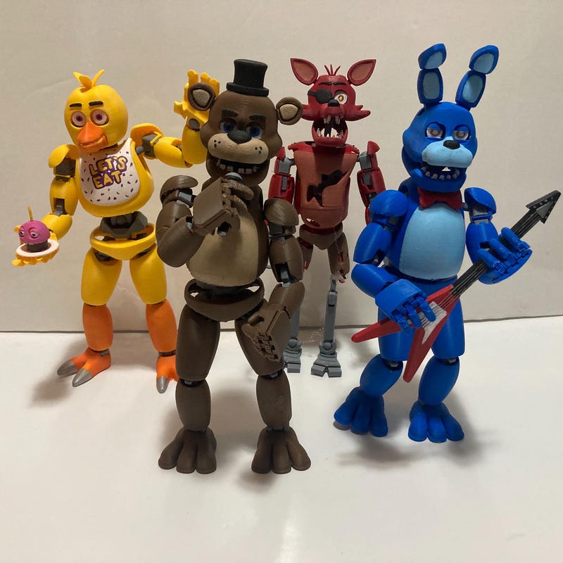 Withered Bonnie Action Figure - Etsy