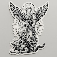 Saint Michael the Archangel Catholic Patron Saint Sticker - Etsy Canada