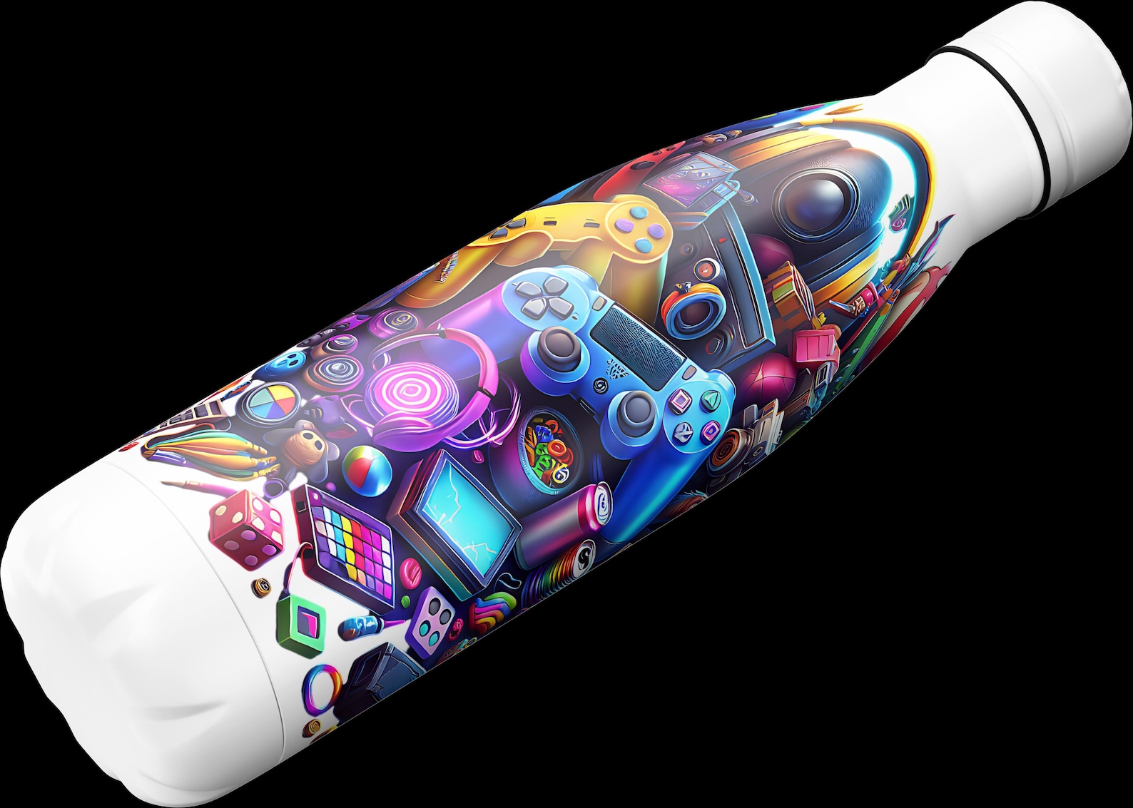 Neon Gaming Collage PNG | Gamer Clipart, High-resolution (digital ...