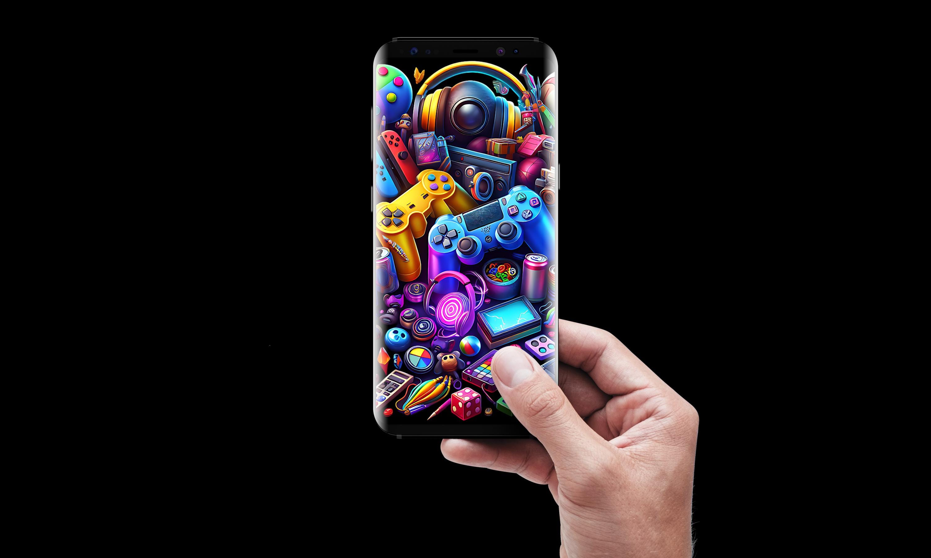 Neon Gaming Collage PNG | Gamer Clipart, High-resolution (digital ...