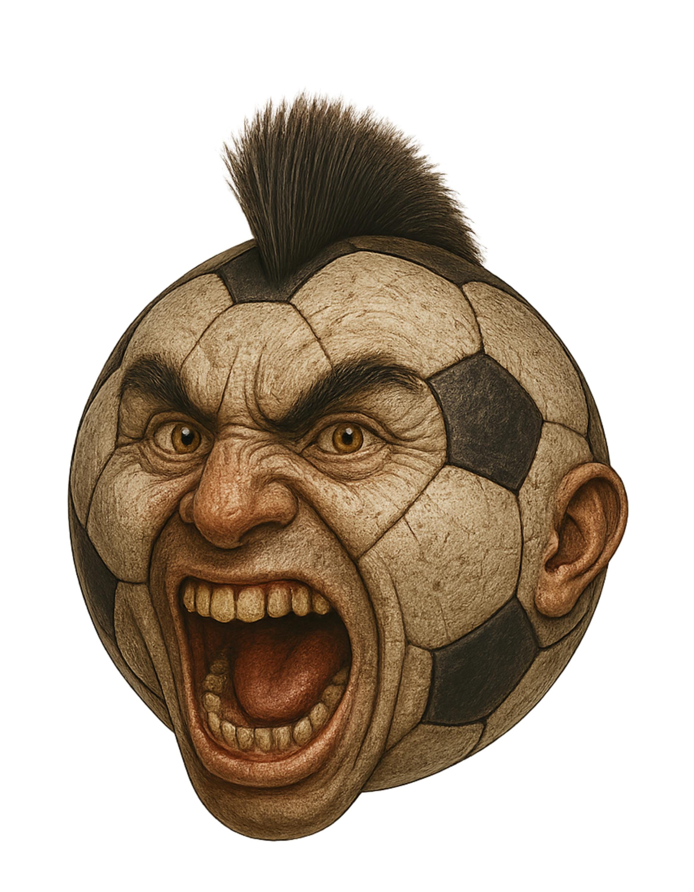 Punk Soccer Ball PNG | Fierce Hyper Realistic Clipart | 300 DPI ...