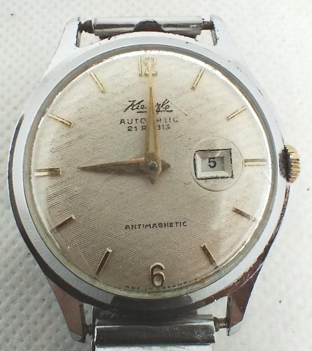 Vintage Men's Watch Kienzle Automatic 21 Rubis Cal. 58/21 Made in ...