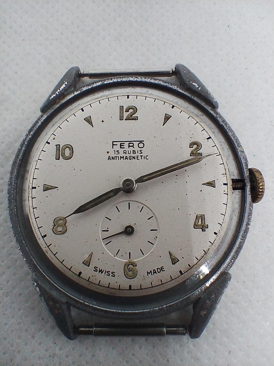 38 Mm Vintage Mens Military Style Fero Watch Swiss Made 50's. - Etsy