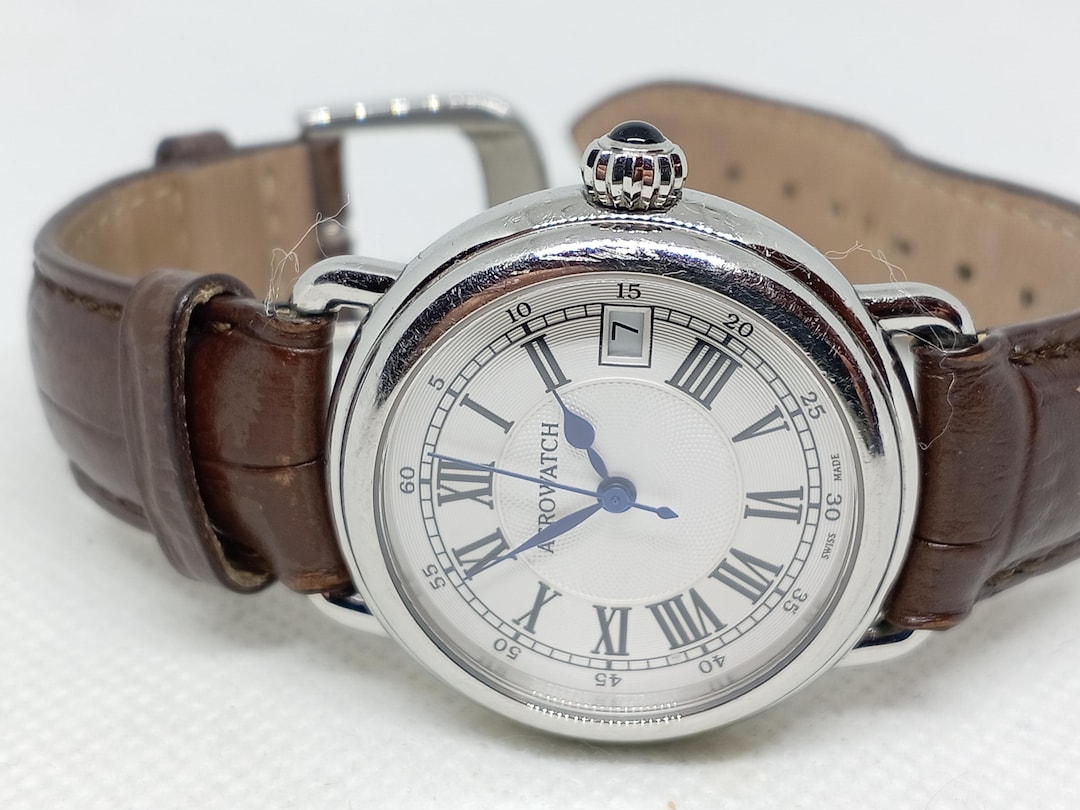 Quartz Watch Aerowatch 28915 Swiss Made - Etsy