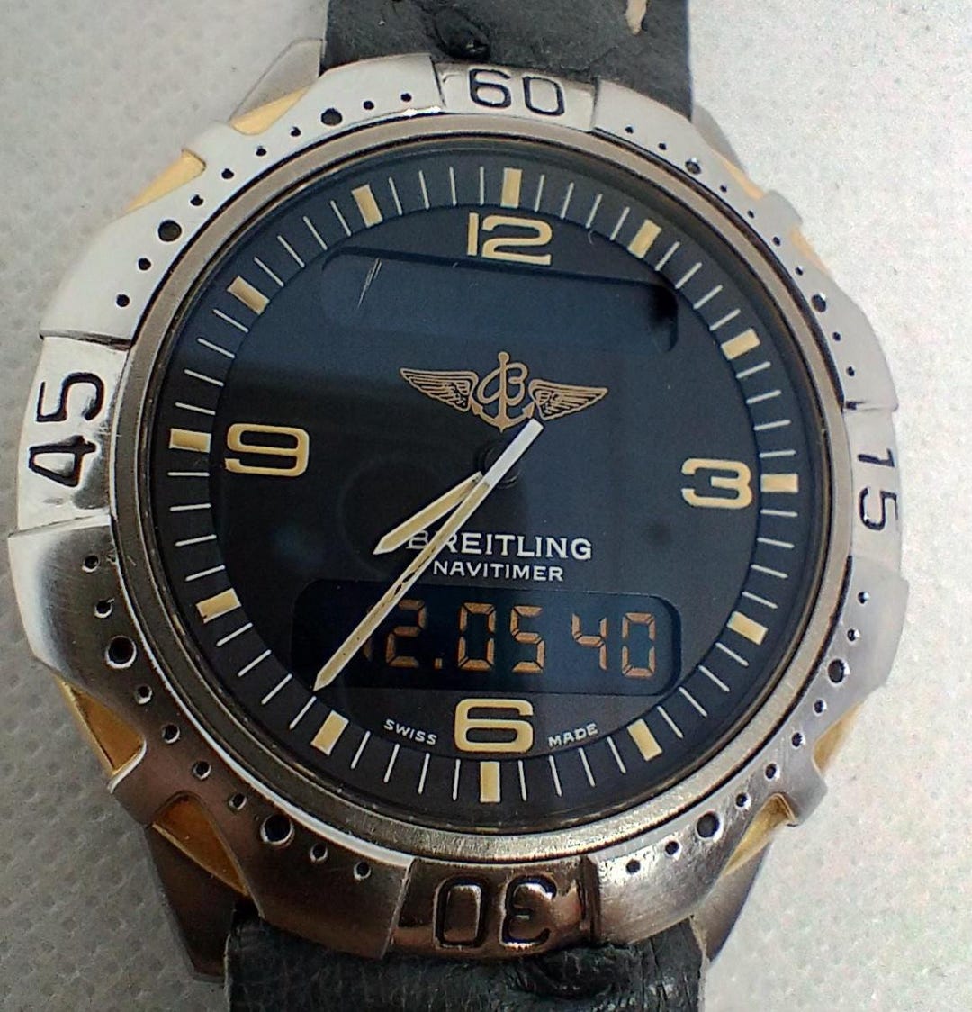 Vintage Men's Breitling Navitimer Ref. 80360 Swiss Made 80's. - Etsy