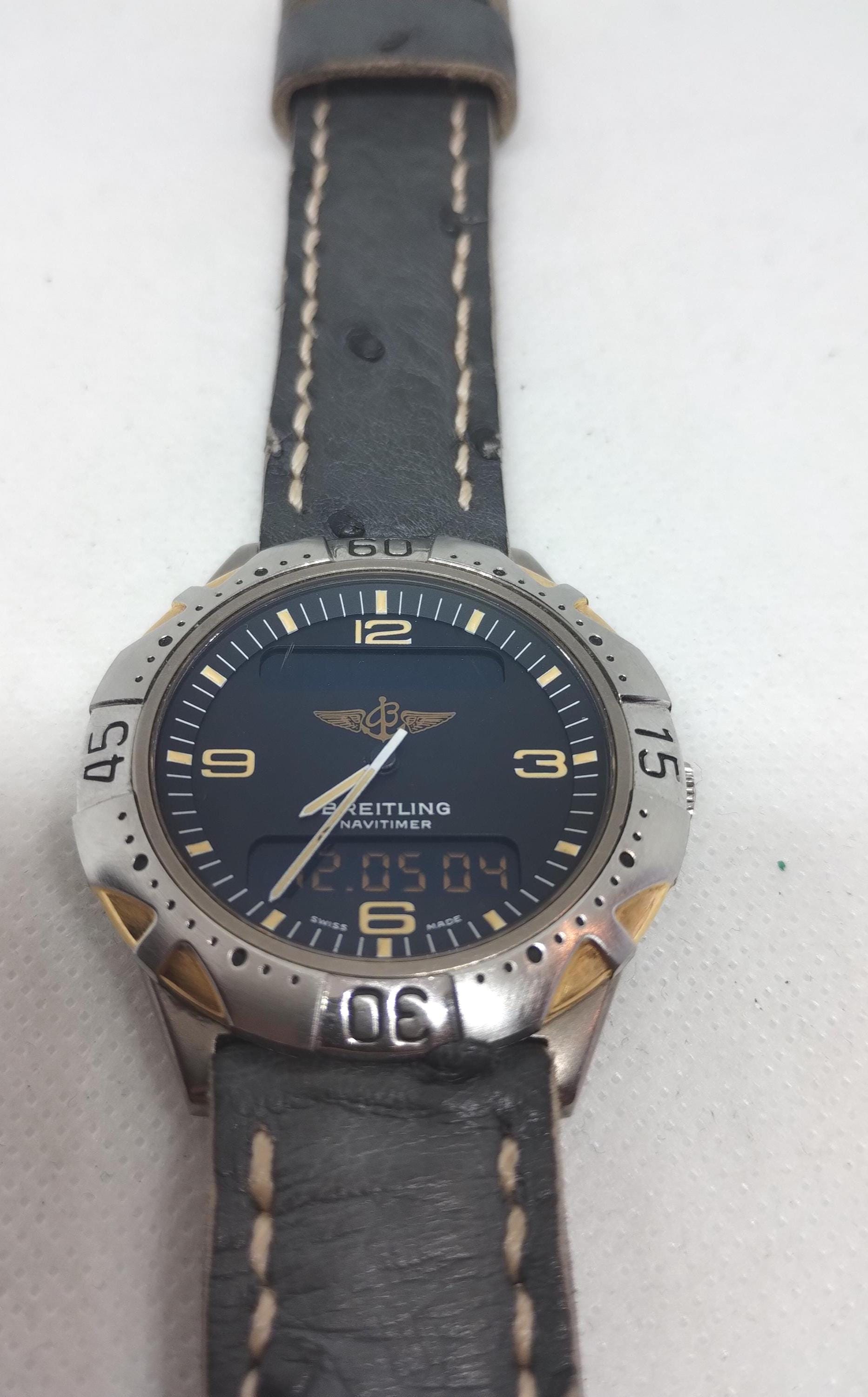 Vintage Men's Breitling Navitimer Ref. 80360 Swiss Made 80's. - Etsy