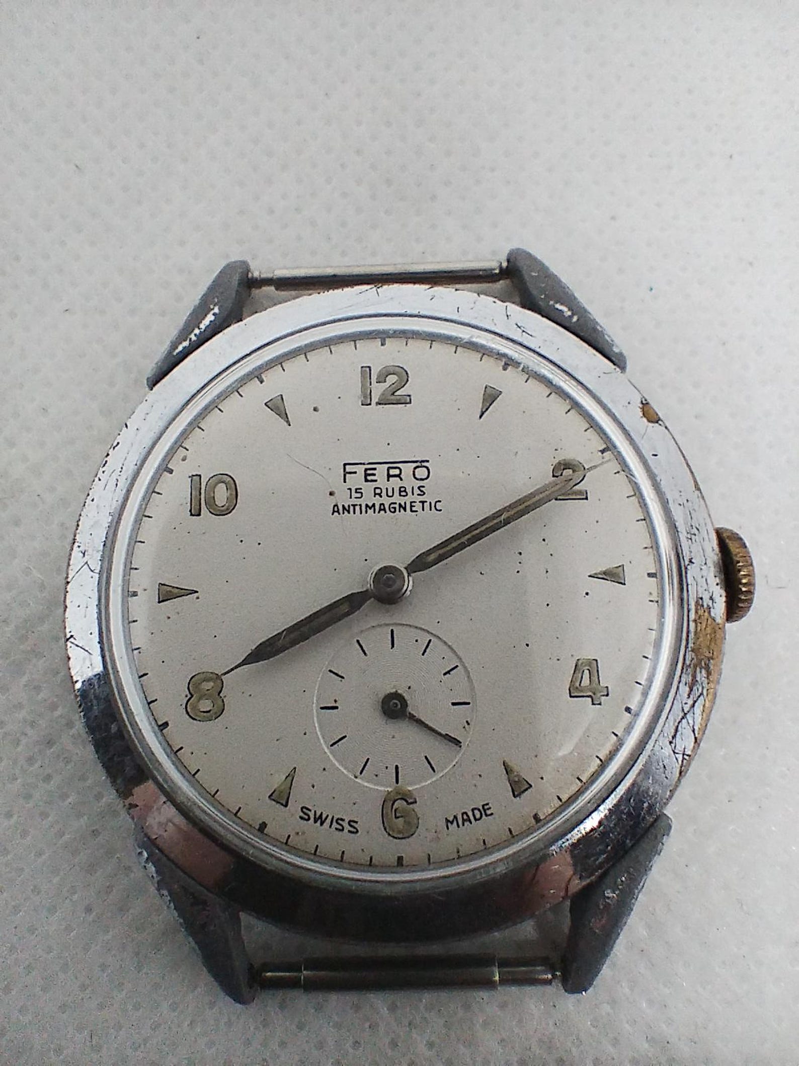 38 Mm Vintage Mens Military Style Fero Watch Swiss Made 50's. - Etsy